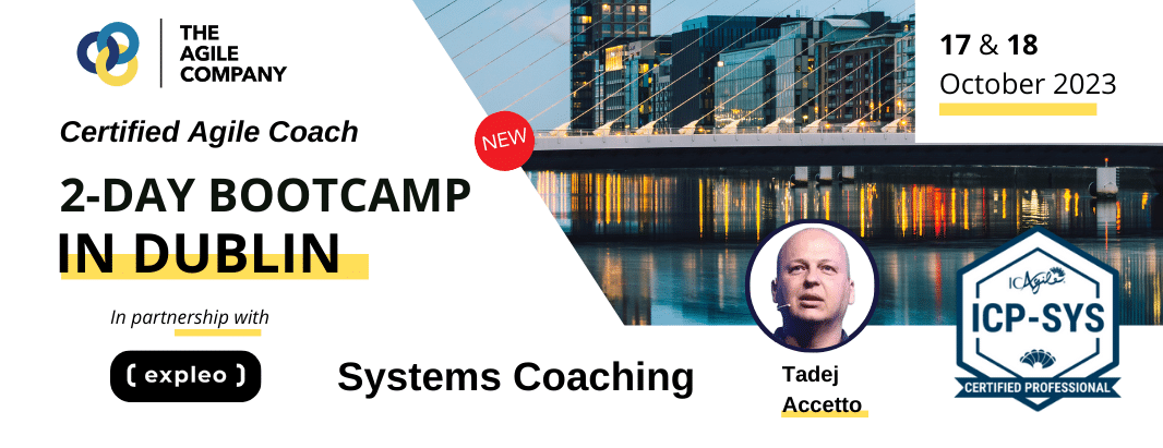 On-site SYS Agile Coaching bootcamp | The Agile Company